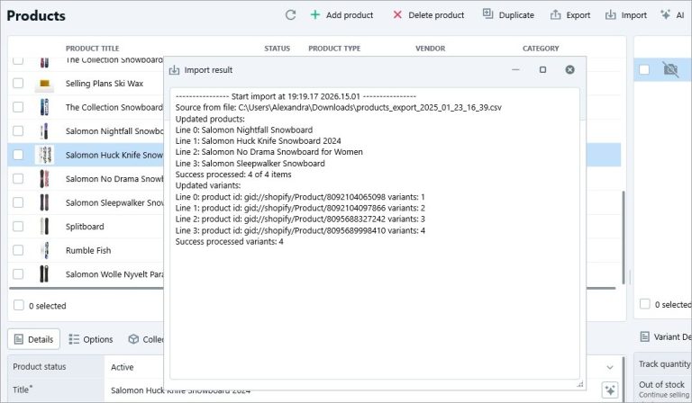 How to Import Shopify Product Inventory with Store Manager - Shopify ...